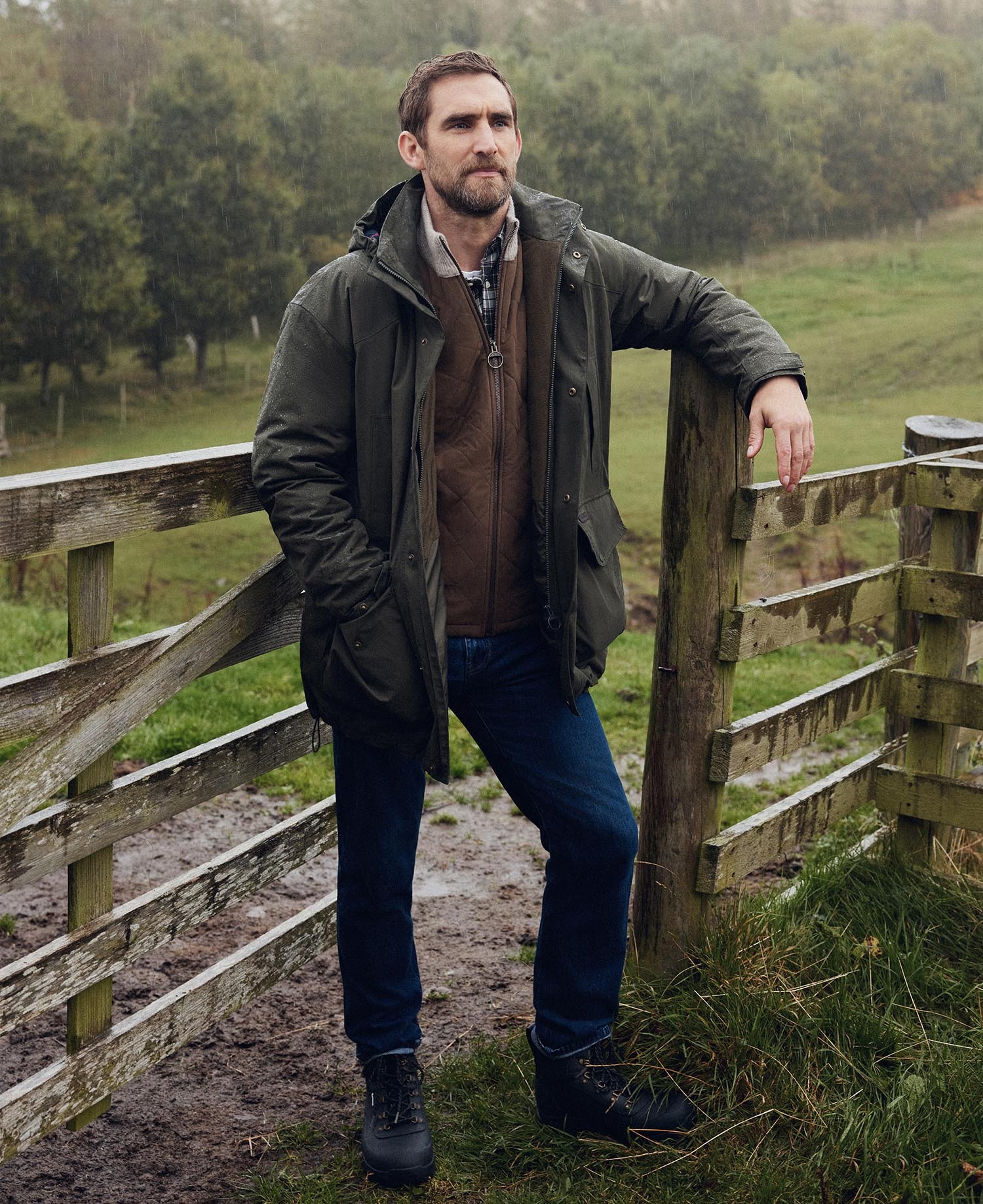 Barbour Men's Farlam Waterproof Jacket - BATA Ltd