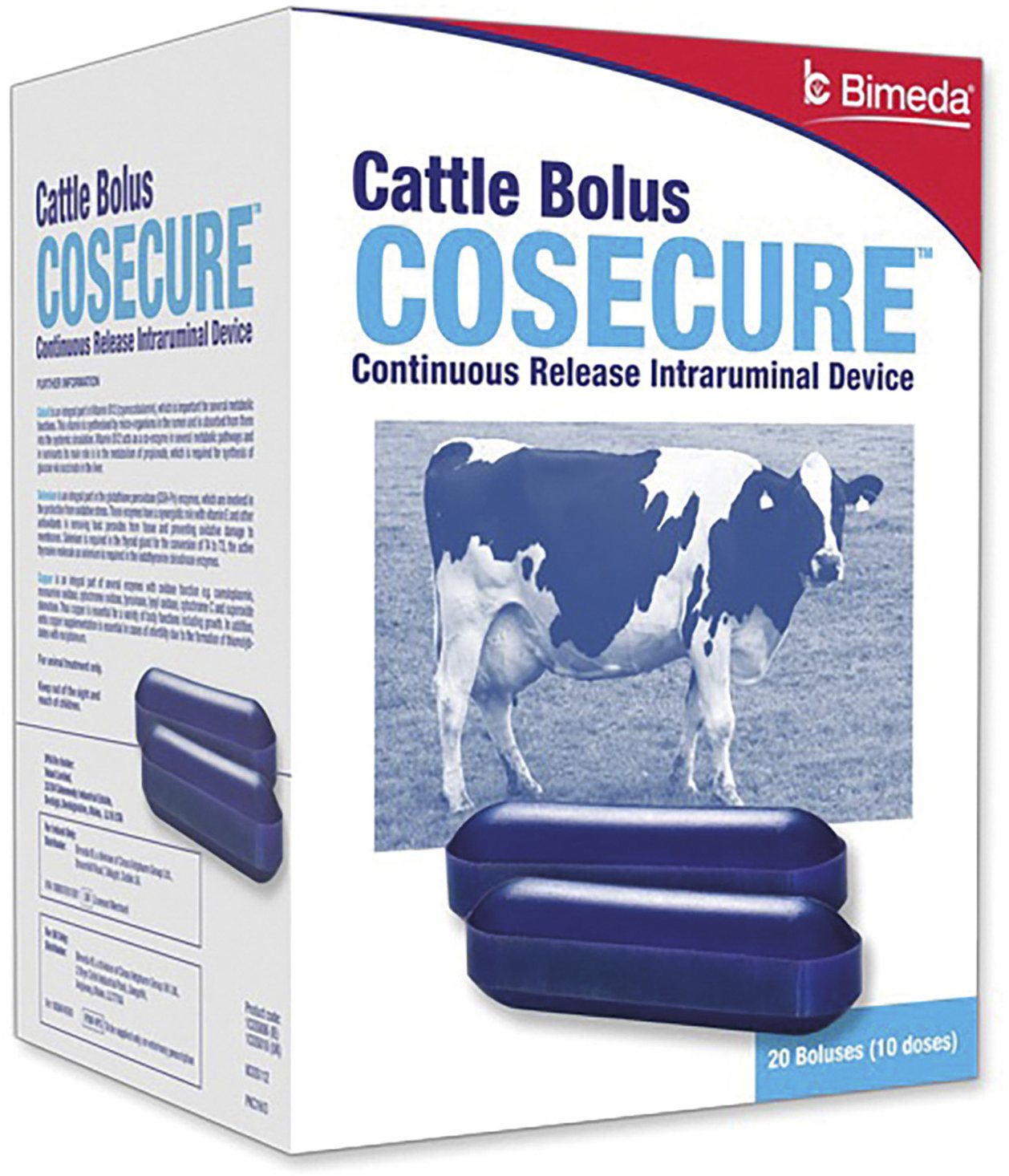 Cosecure Cattle Bolus - 20pk - BATA Ltd