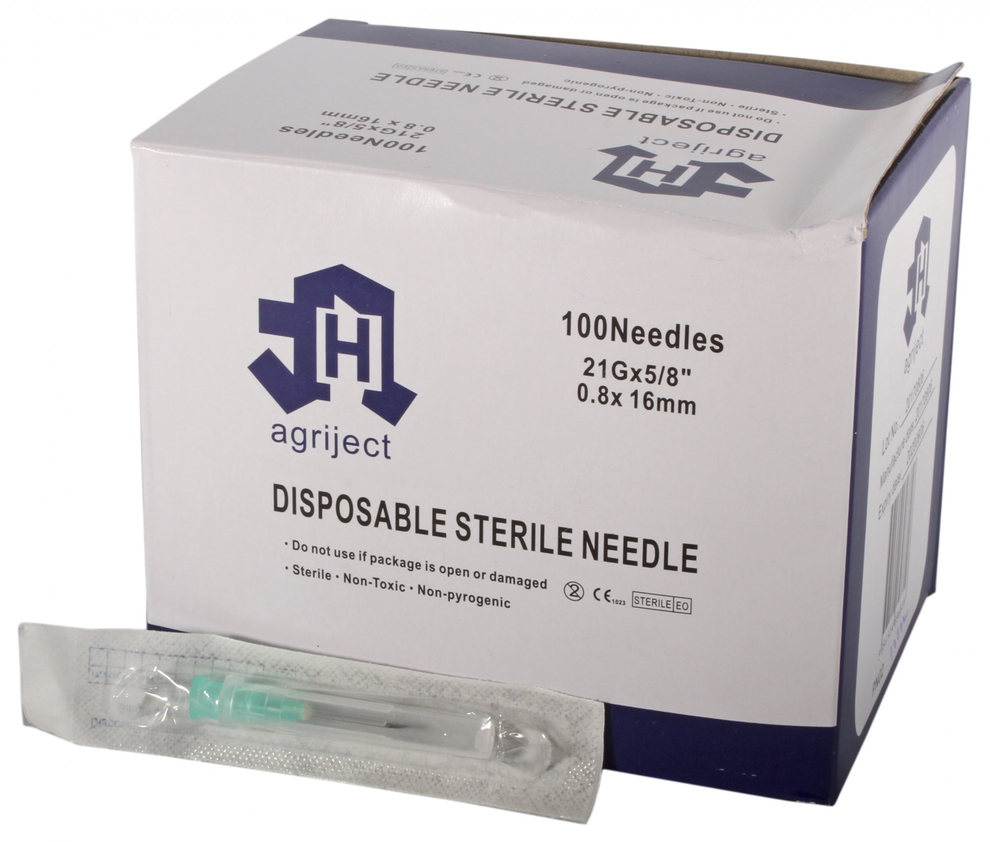 Needles 21g X 5/8' - Disposable - BATA Ltd