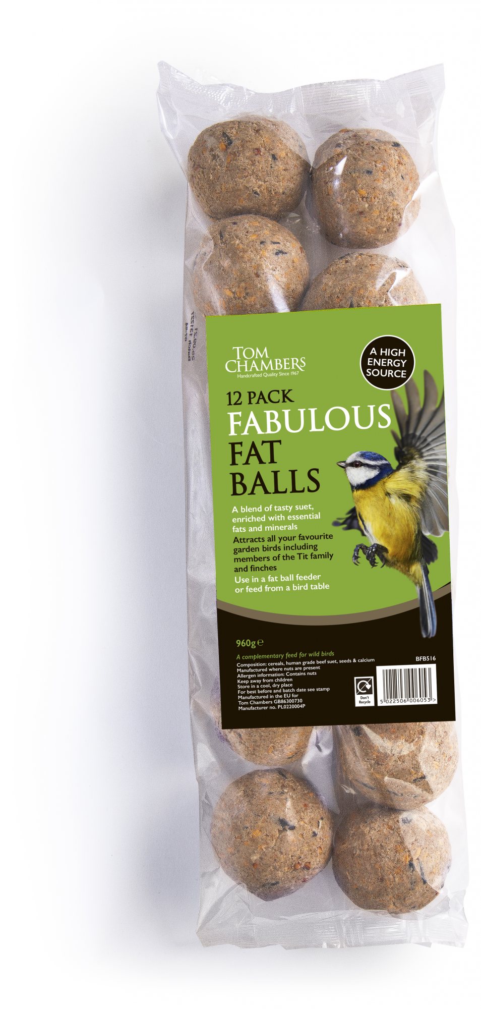 Tom Chambers Fat Balls No Net 12pk - BATA Ltd