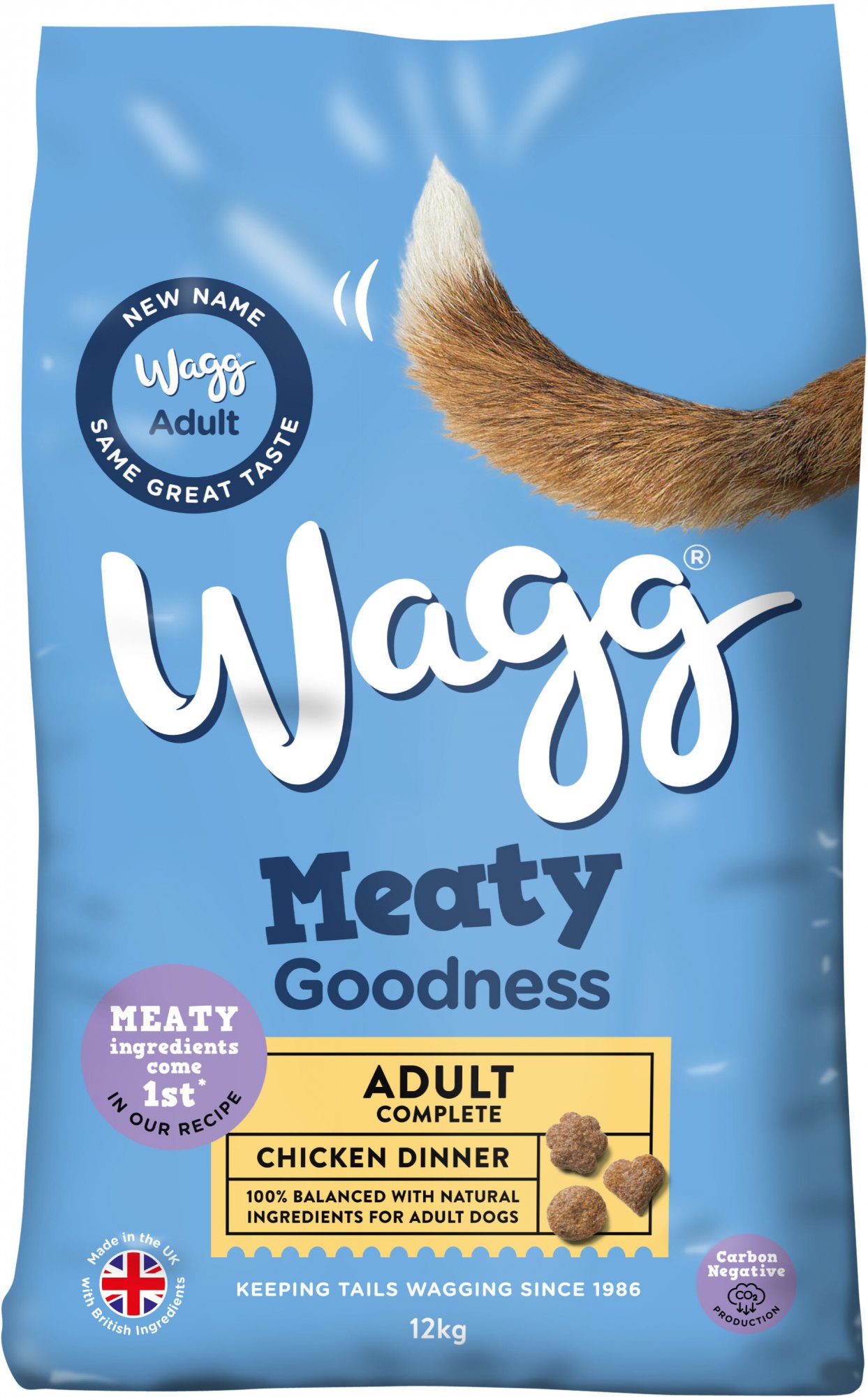 Wagg Complete 21% Meaty Goodness - 12kg - BATA Ltd