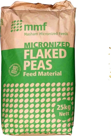Micronised Flaked Peas - 25kg - BATA Ltd