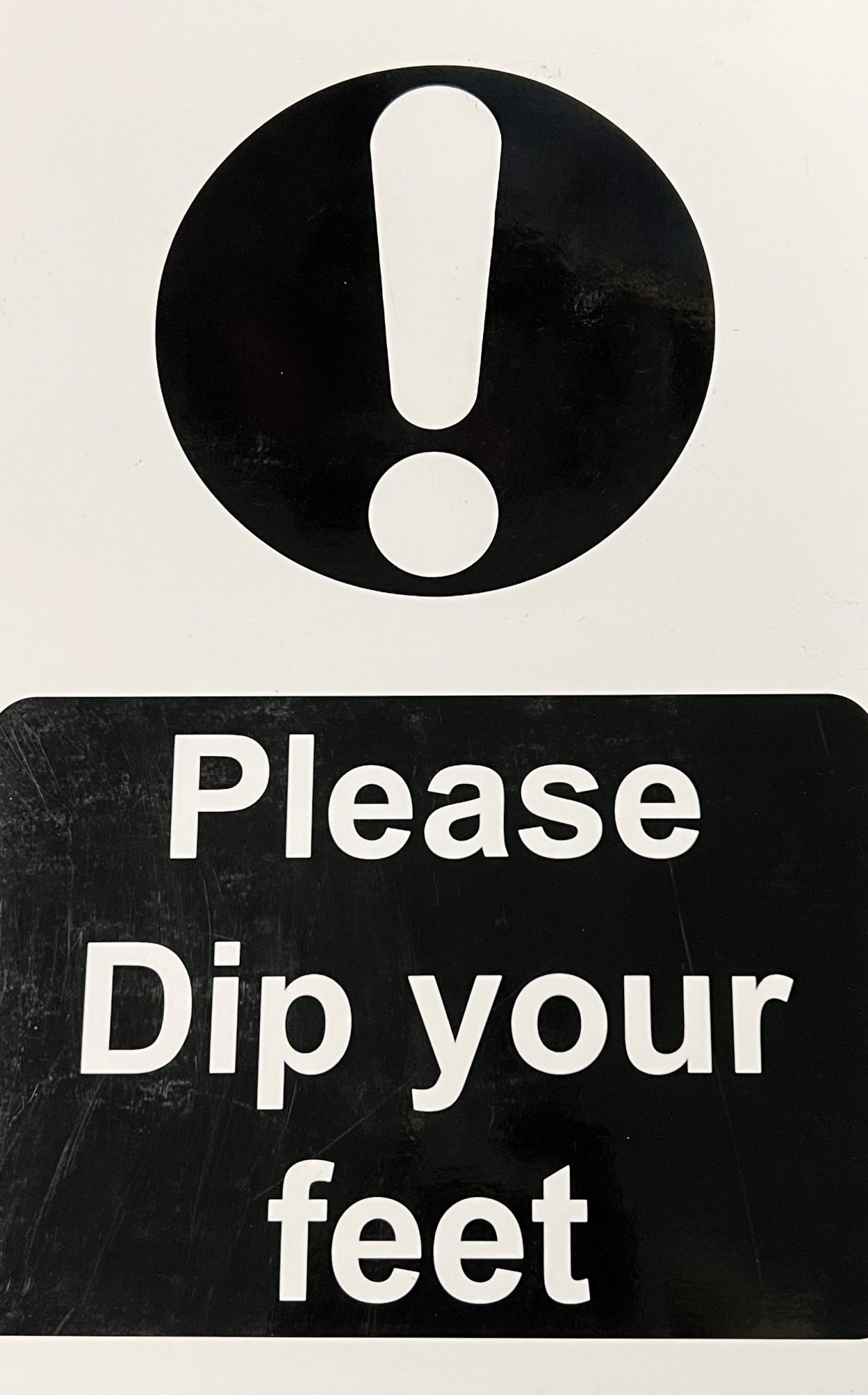 Medium Sign - 240mm X 360mm - BATA Ltd