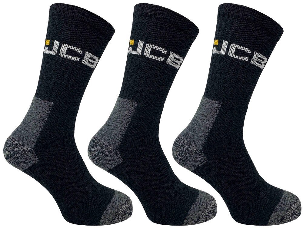 JCB Work Socks Bumper Pack - 4pk - BATA Ltd