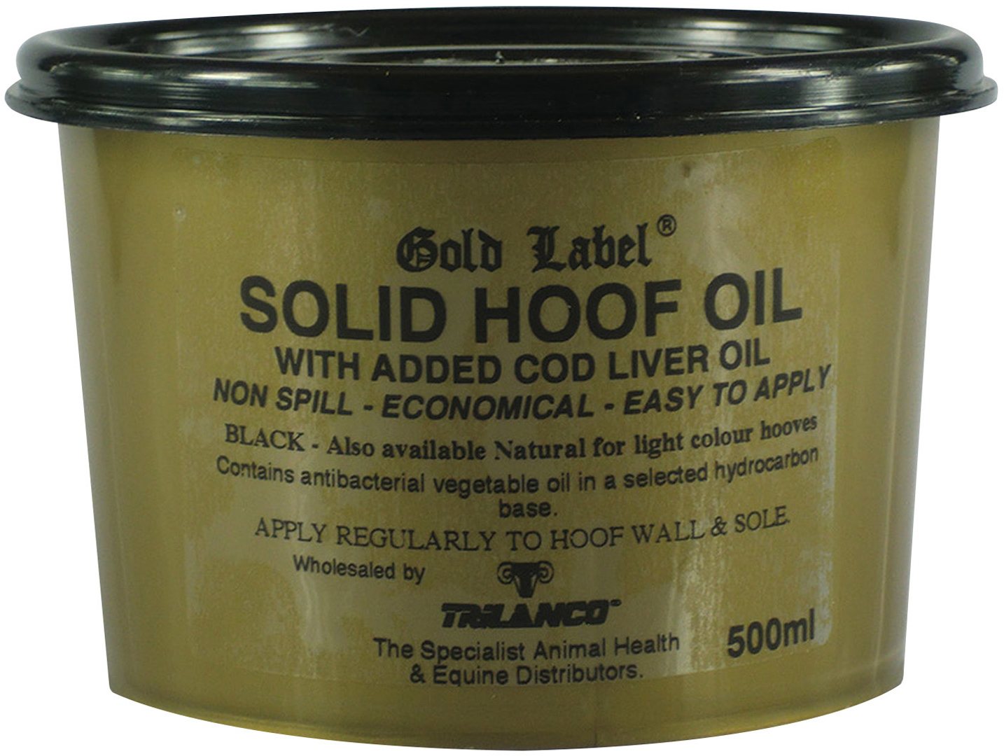 Gold Label Solid Hoof Oil - 500ml - BATA Ltd