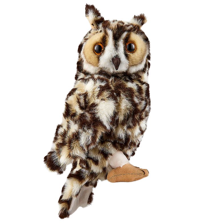 Living Nature Long Eared Owl Soft Toy - 27cm - BATA Ltd