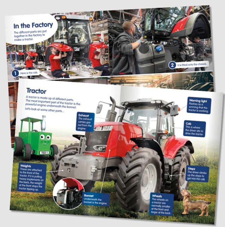 Tractor Ted Fact Book - Let's Look At Tractors - BATA Ltd