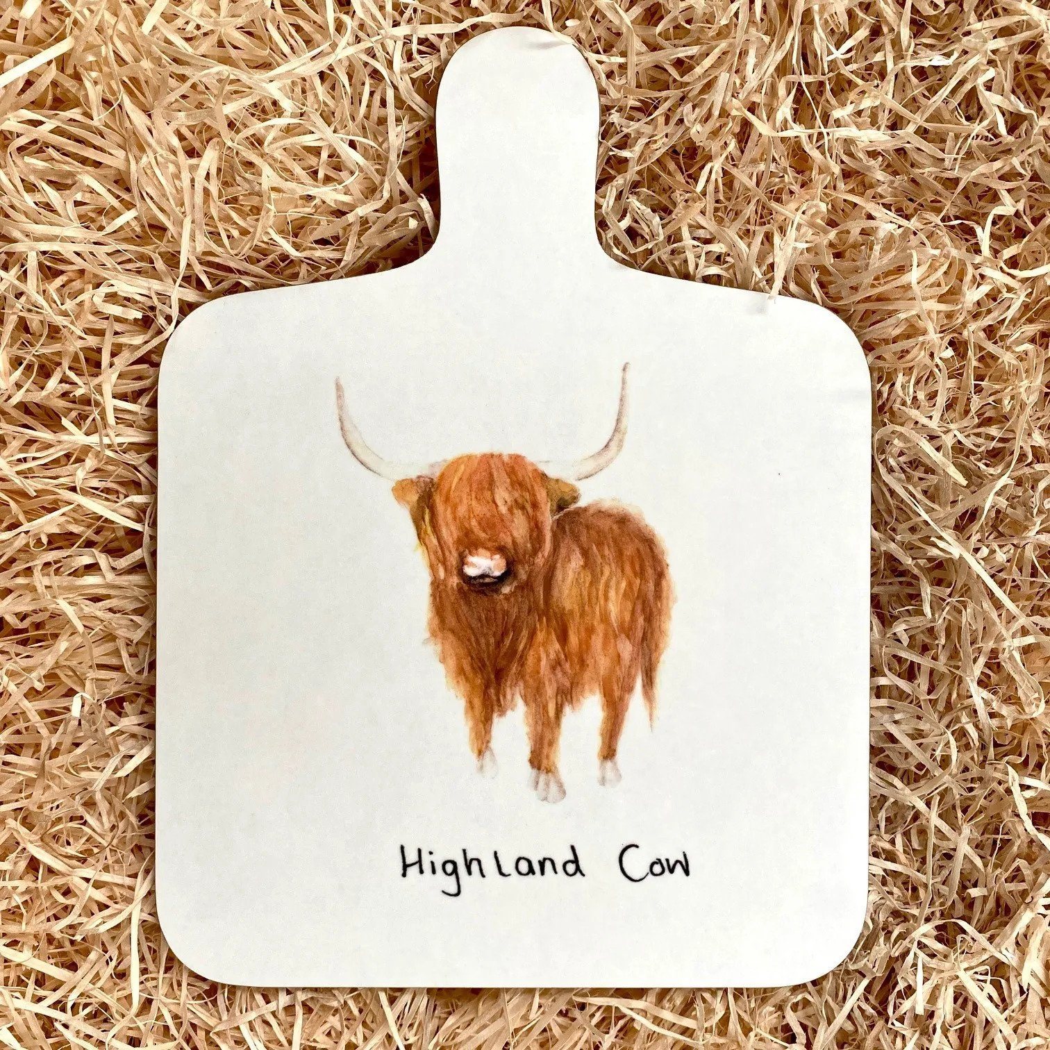 Mini Chopping Board Highland Cow - BATA Ltd