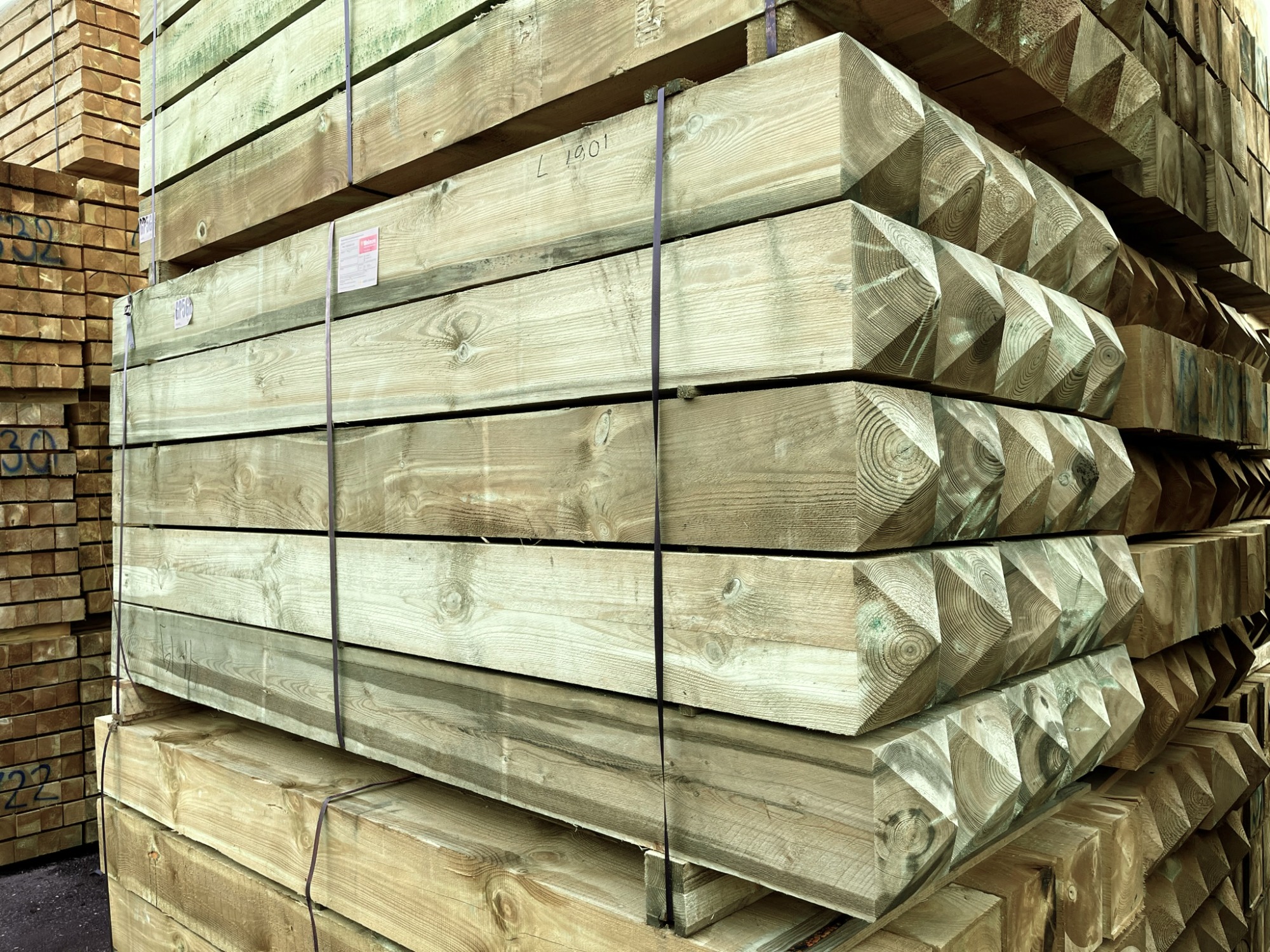 Treated Timber - 2.4m X 200mm X 200mm - BATA Ltd