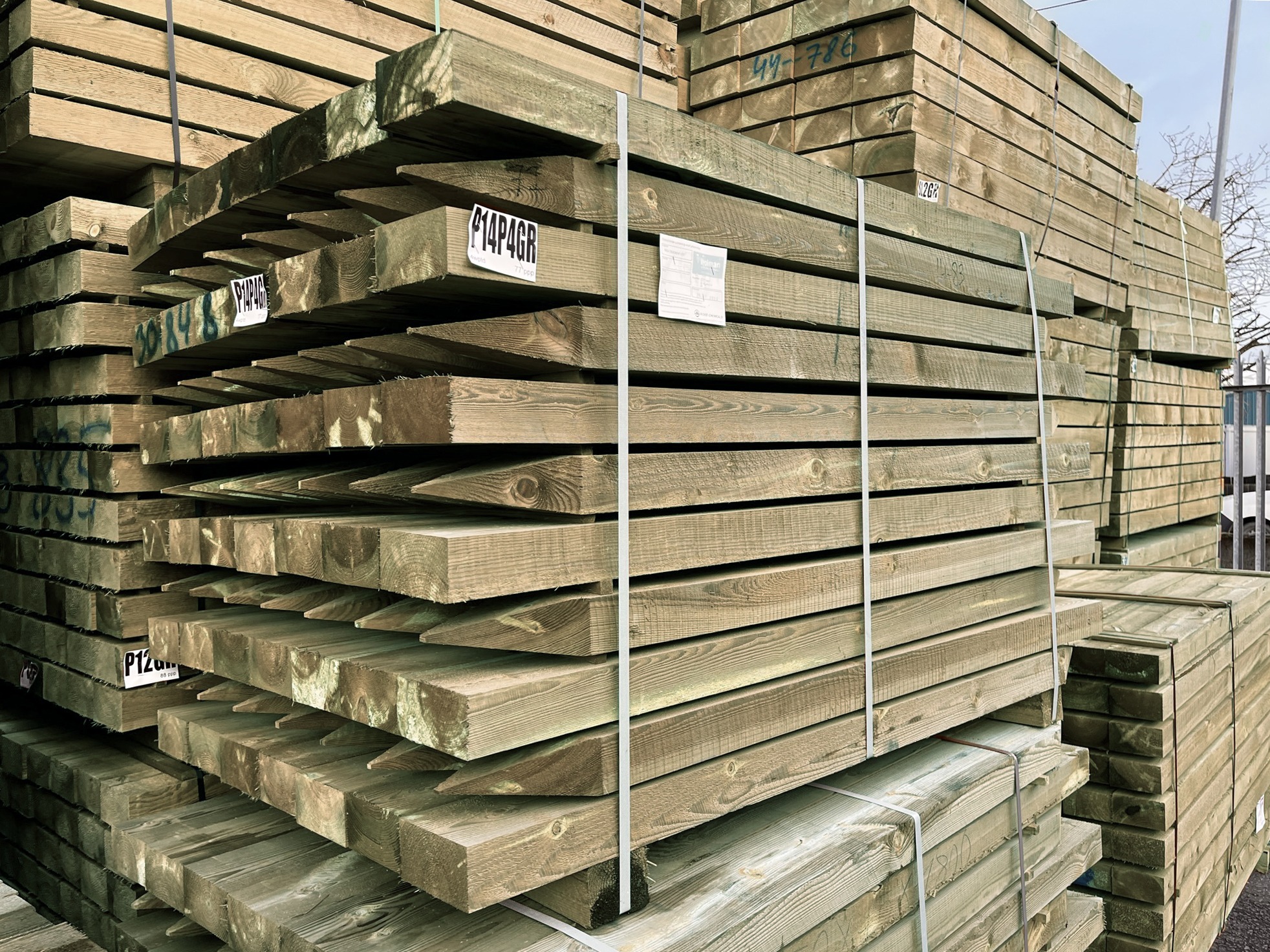 Treated Timber - 1.8m X 150mm X 75mm - BATA Ltd