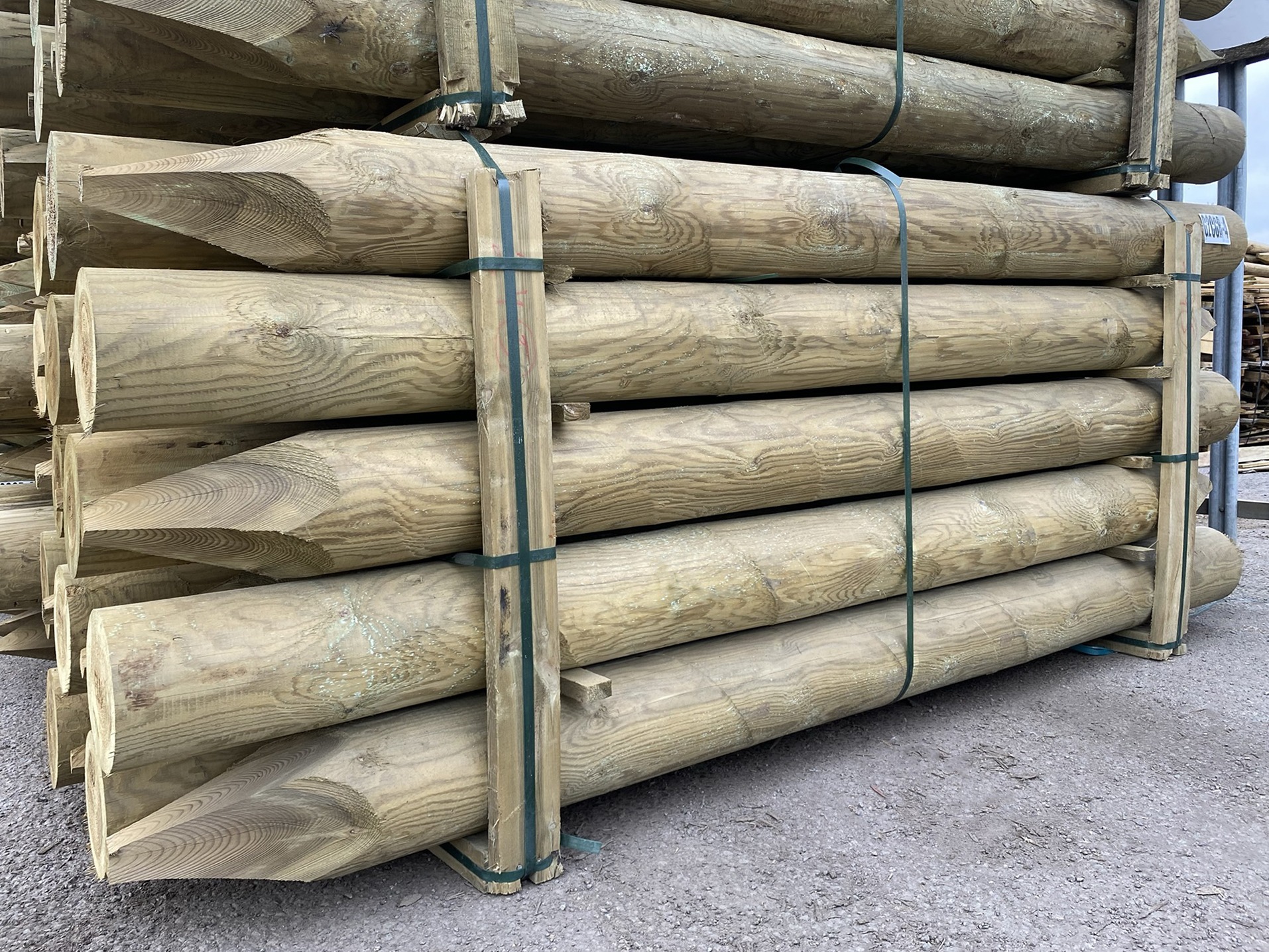 Treated Timber - Strainer Uc4 15yr - 2.4m 175-200mm - BATA Ltd