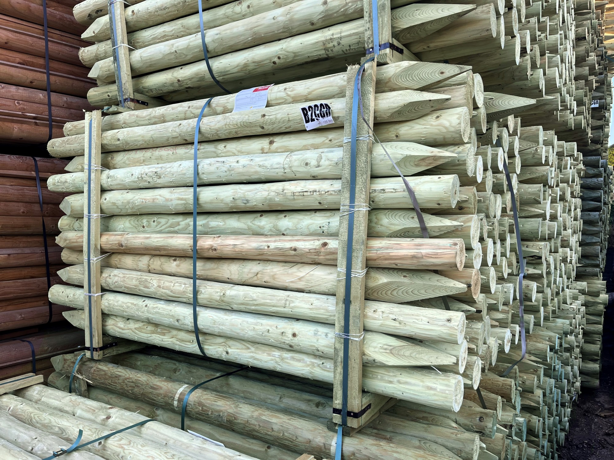 Treated Stake - 1.8m X 75-100mm - BATA Ltd