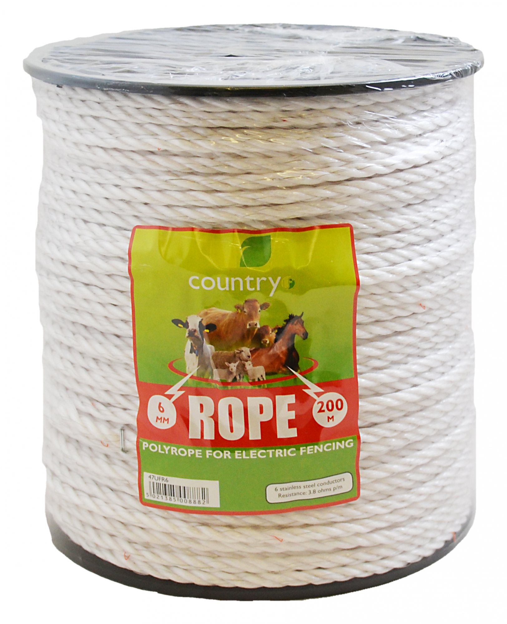 Country 6 Strand Paddock Rope - 200m - BATA Ltd