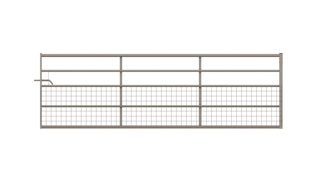 IAE 5 Rail Half Mesh Gate Right Hand (std Hang) - 11' - BATA Ltd