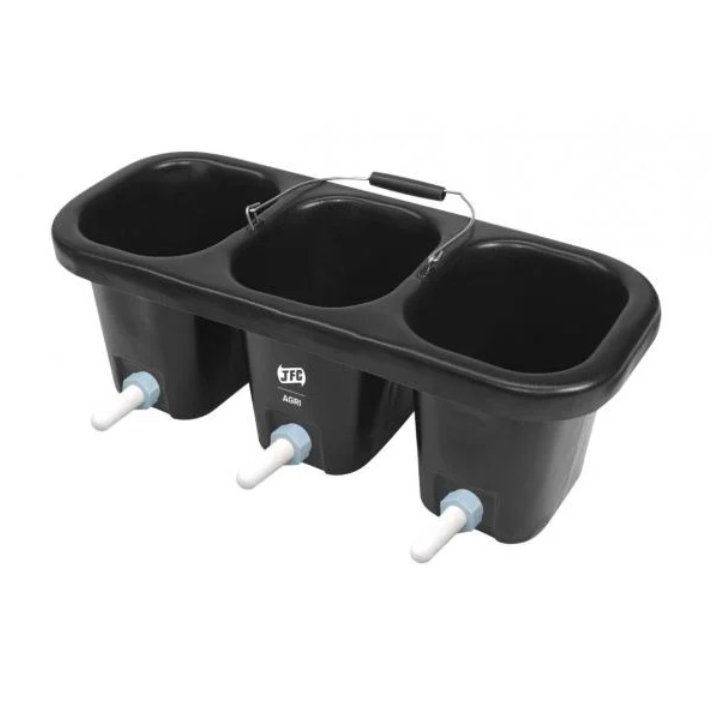 JFC Multi Feeder Bucket w/Teats & Valves - 17L - BATA Ltd