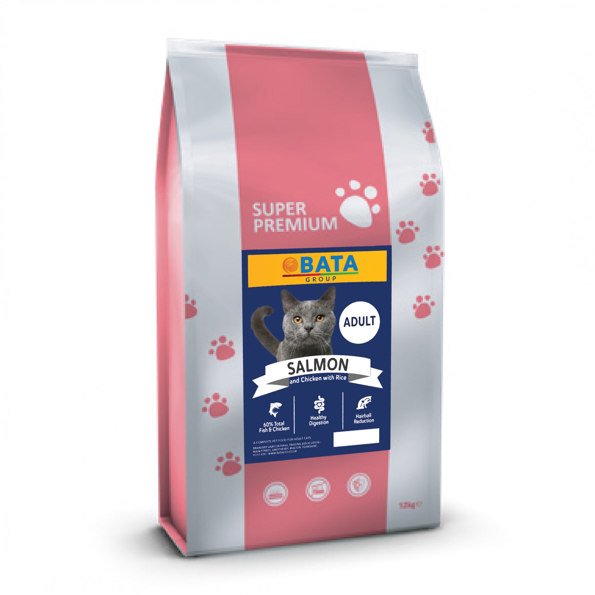 BATA Super Premium Adult Cat Salmon & Chicken - 2kg - BATA Ltd