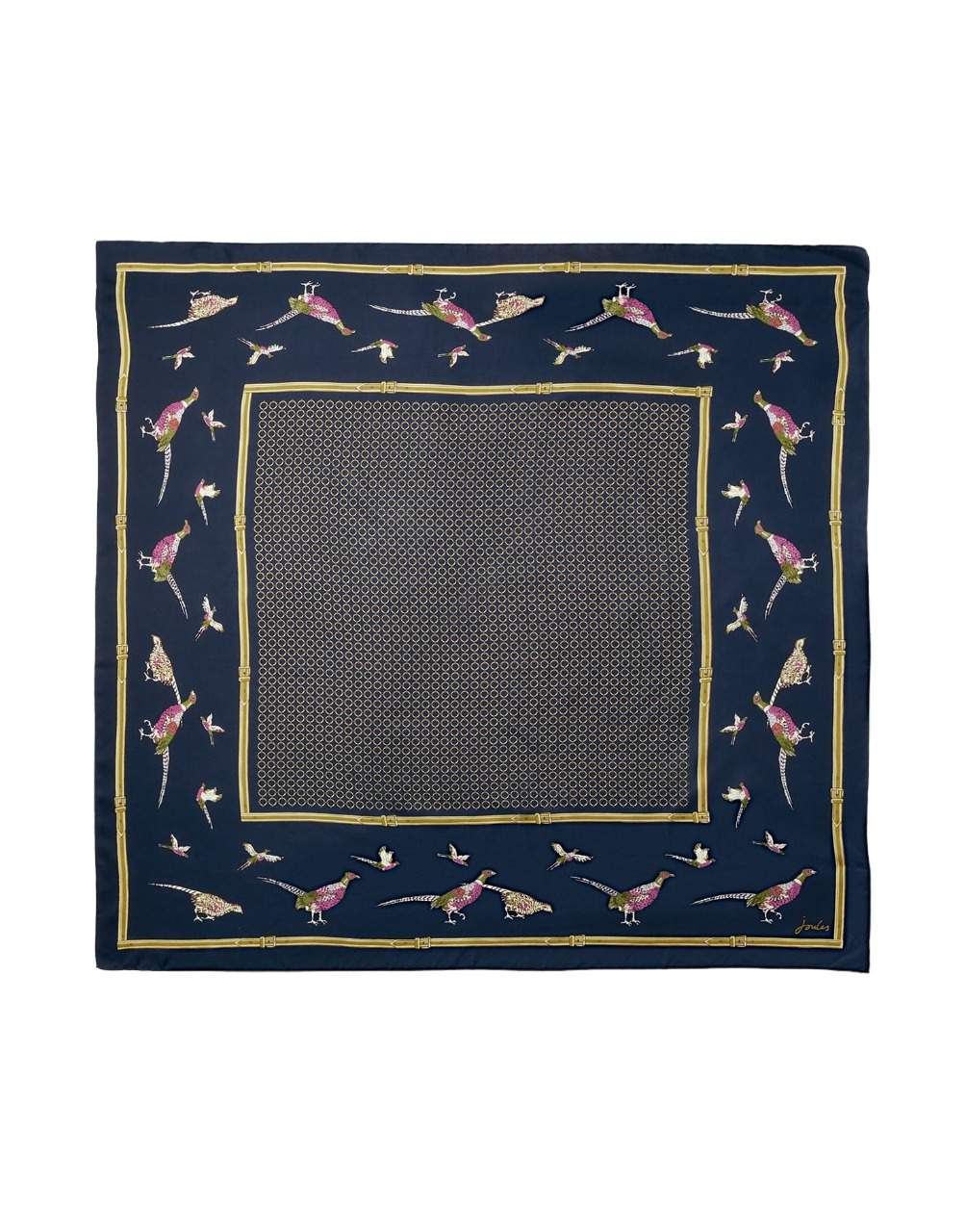 Joules Bloomfield Silk Square Scarf - BATA Ltd