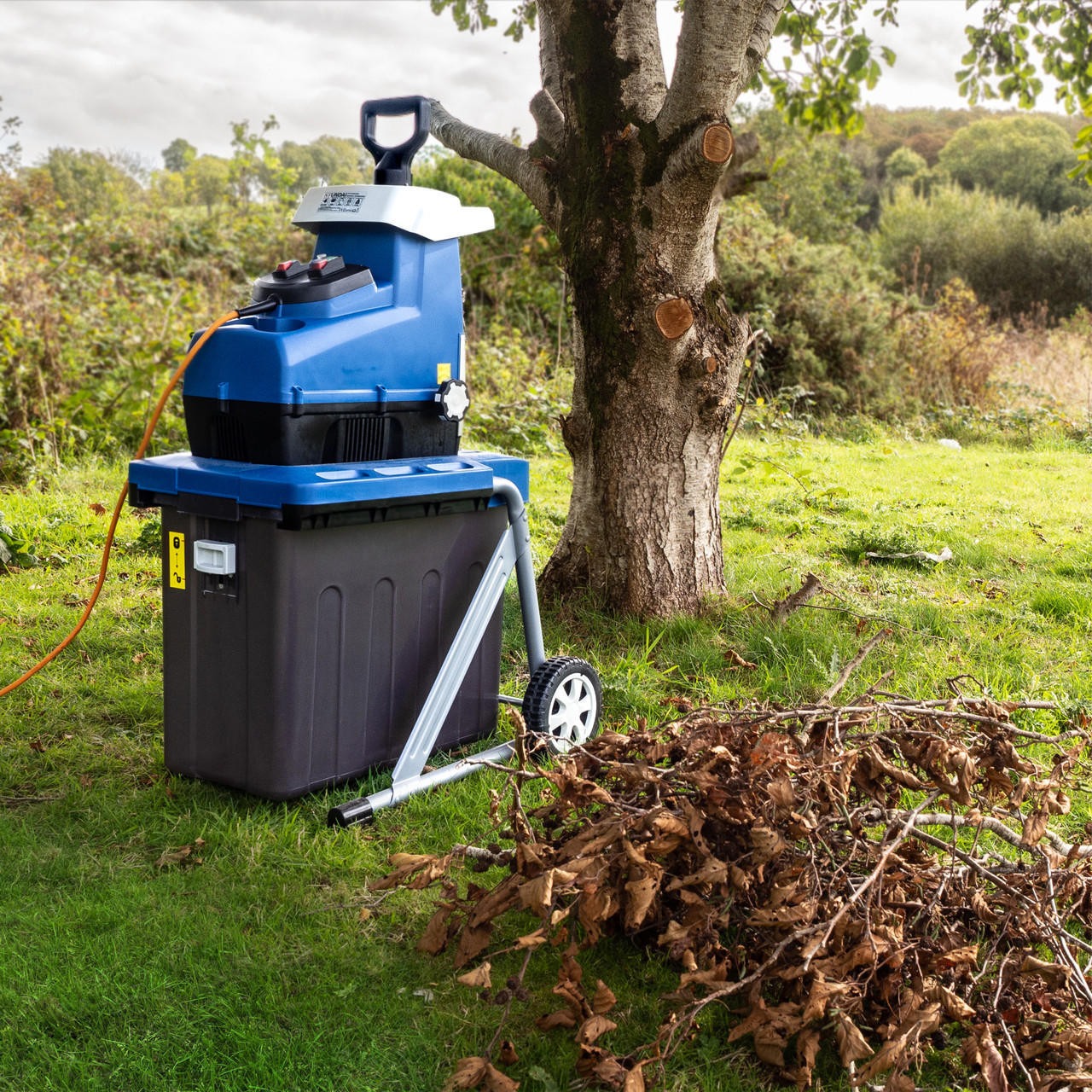 Hyundai Quiet Electric Garden Shredder, 2800w | HYCH2800E - BATA Ltd