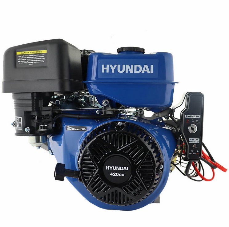 Hyundai 420cc 14hp 25mm Petrol Replacement Engine IC420XE-25 - BATA Ltd