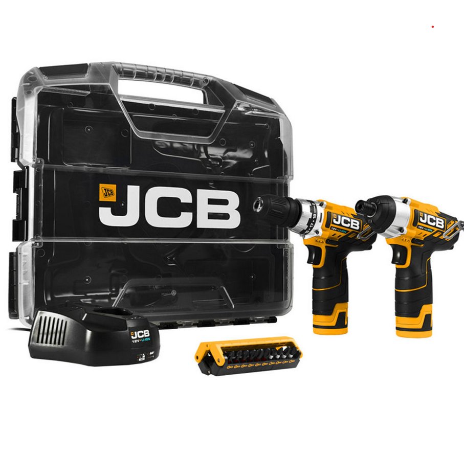 JCB 12V Twin Pack 2.0Ah Lithium-Ion Batteries 21-12TPK-WB-2 - BATA Ltd