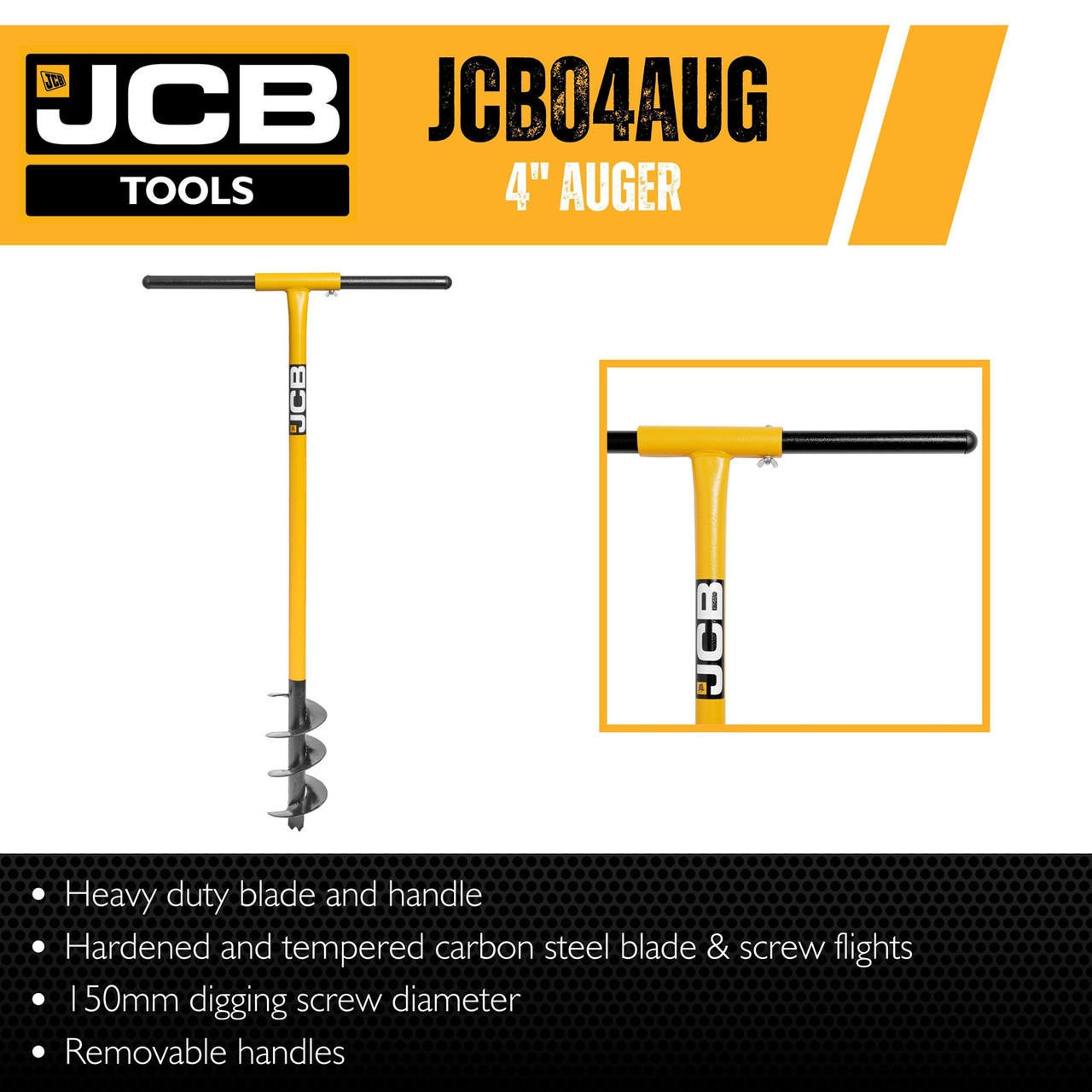 JCB Professional 4 Fence Post Auger | JCB04AUG - BATA Ltd