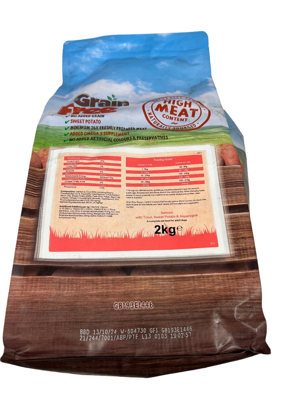 BATA Grain Free Complete Adult Dog Food Salmon - 2kg - BATA Ltd