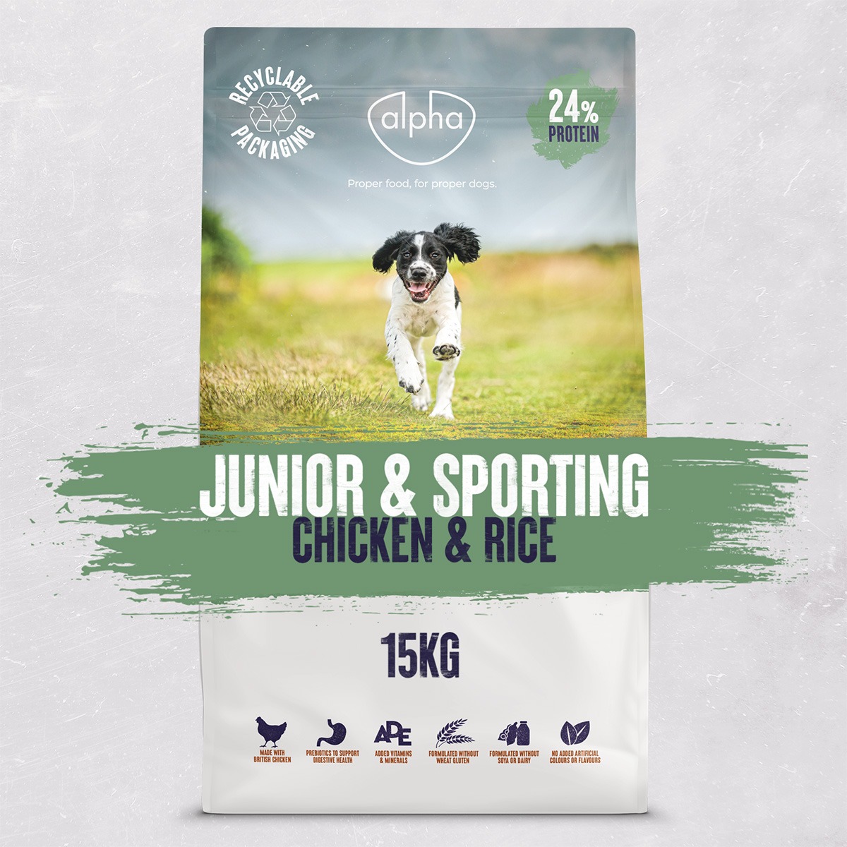 Alpha Adult Junior & Sporting 24% - 15kg - BATA Ltd