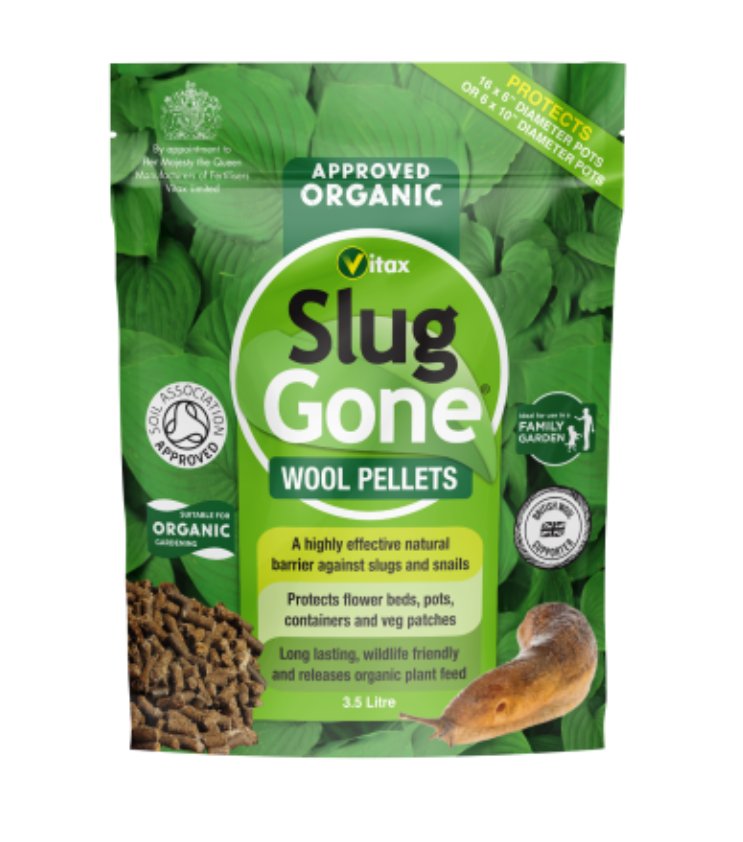 Vitax Slug Gone Wool Pellets - 3.5L - BATA Ltd