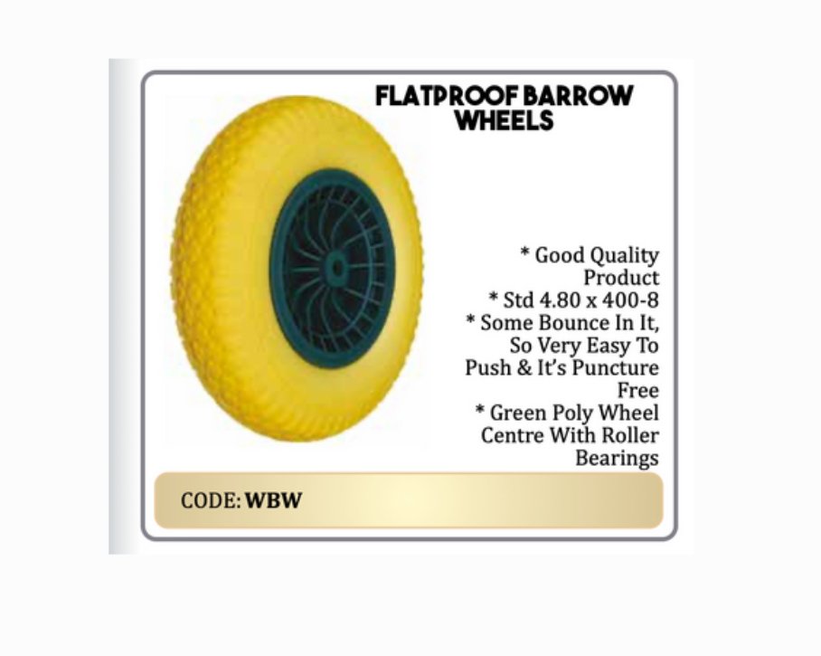 Wheelbarrow Puncture Proof - Wheel - BATA Ltd