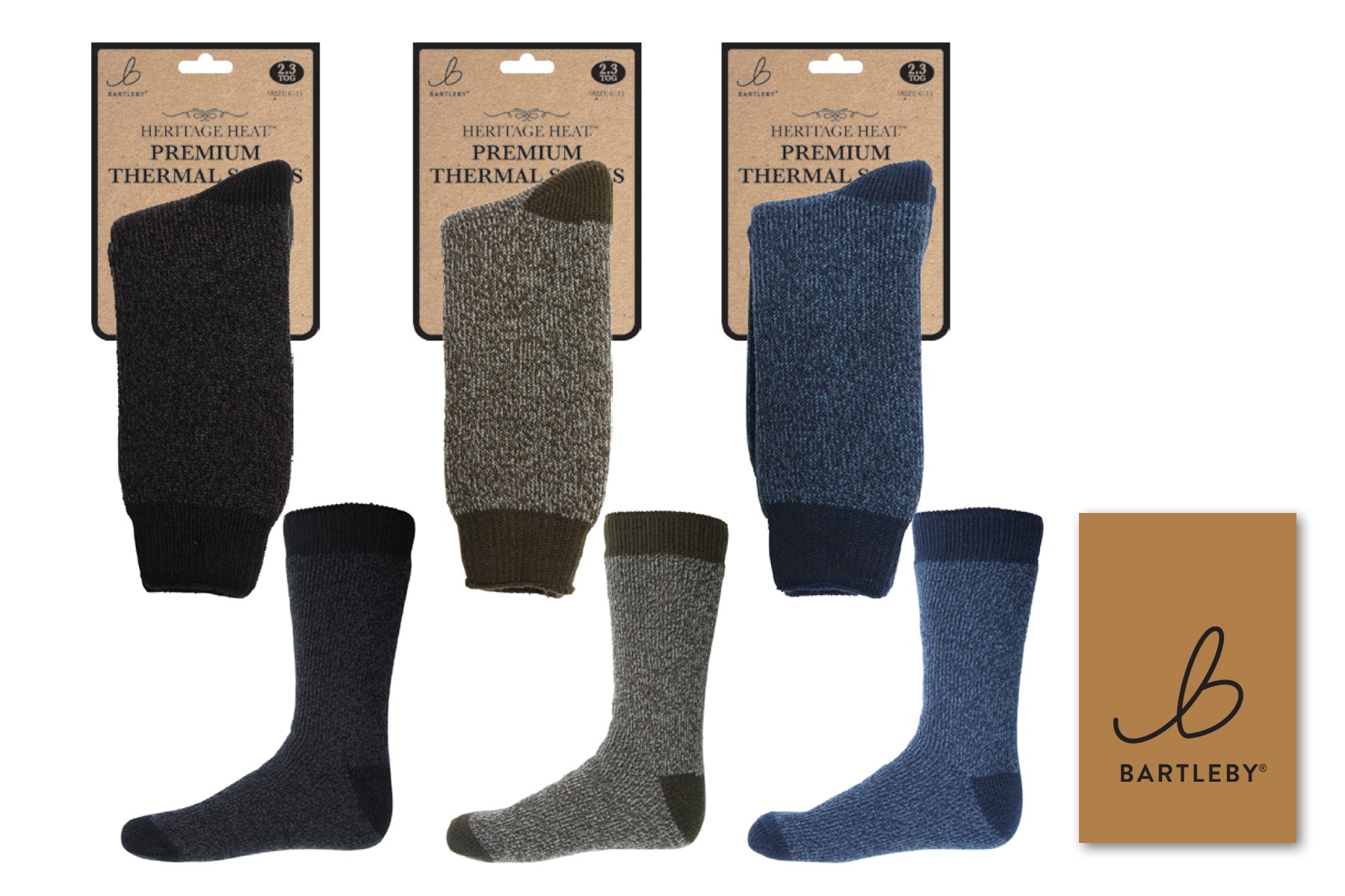 Bartleby Men's Heritage Heat Socks - BATA Ltd