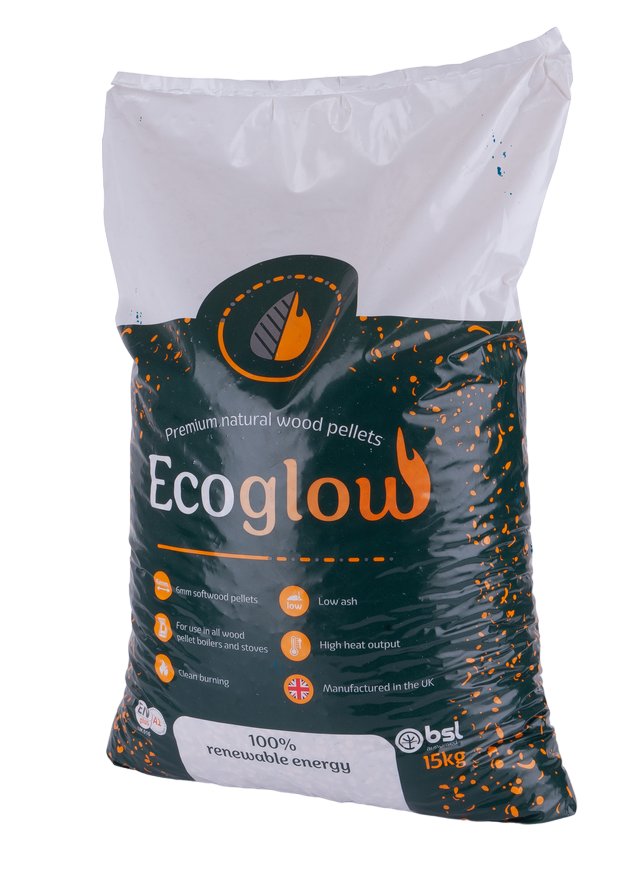 Snowflake Ecoglow Wood Fuel Pellets - 15kg - BATA Ltd