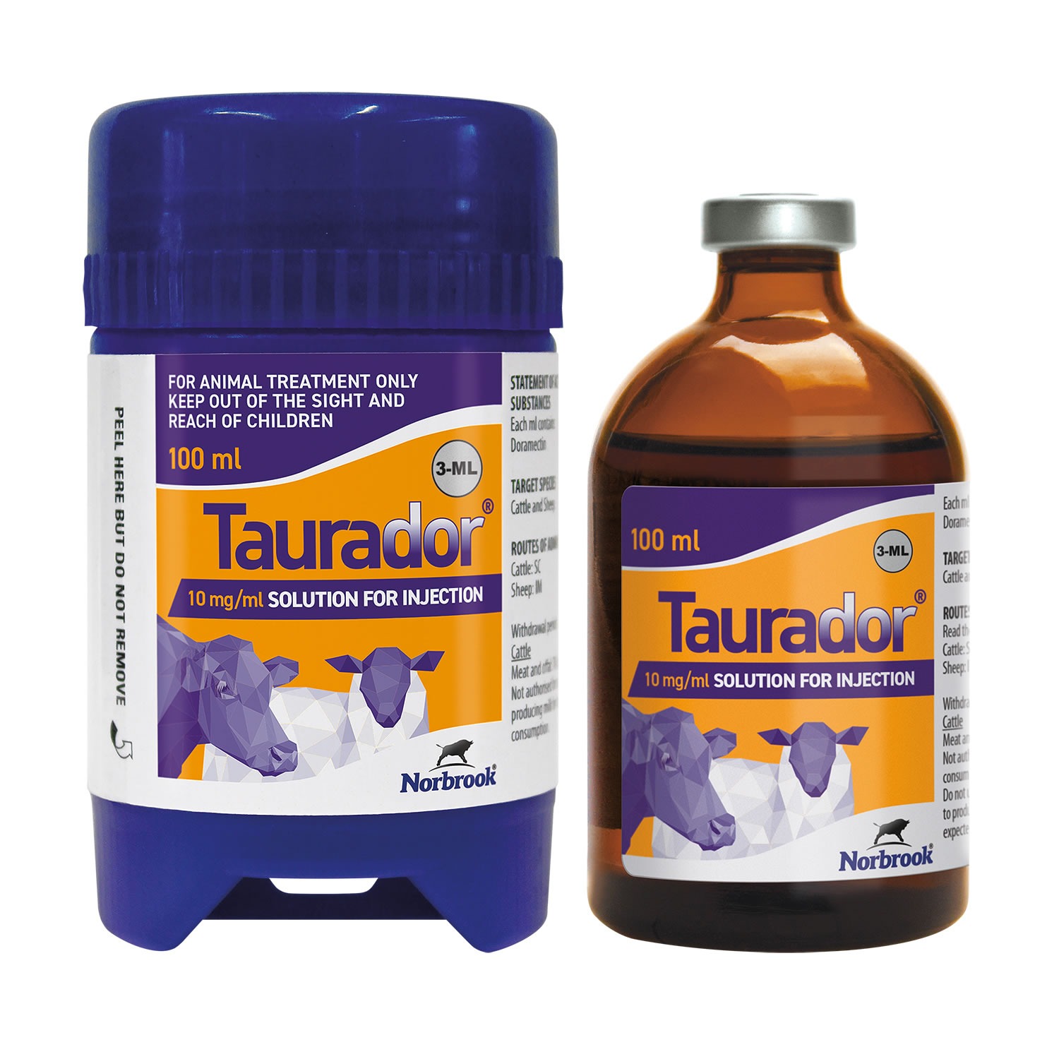 Taurador Injection 10mg/ml – Cattle & Sheep Parasite Control - BATA Ltd