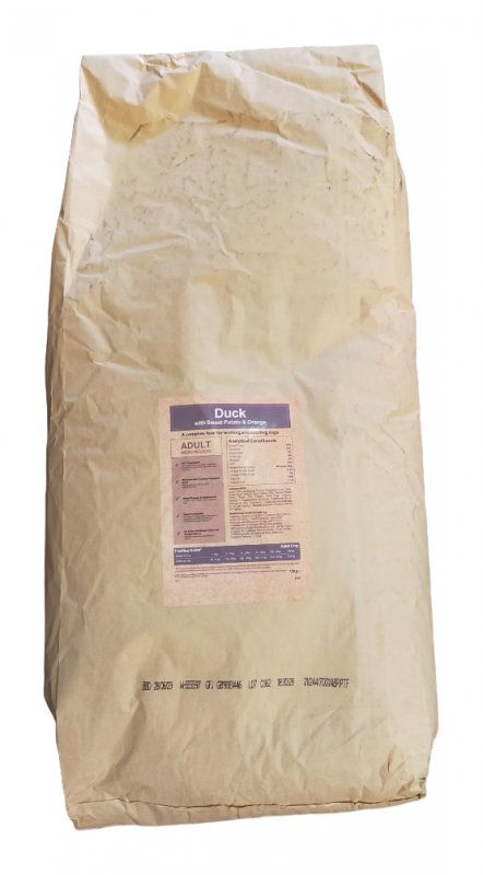 BATA Grain Free Complete Dog Working Duck - 15kg - BATA Ltd