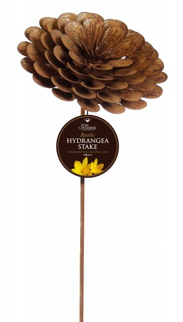 Tom Chambers Plant Stake Rustic Hydrangea - BATA Ltd Tom Chambers Plant Stake Rustic Hydrangea - BATA Ltd